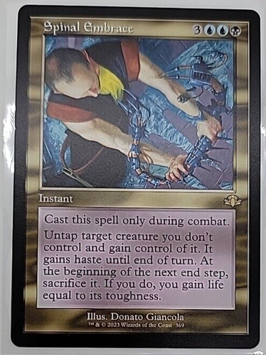 MTG - Spinal Embrace (Retro Frame) - Dominaria Remastered | eBay