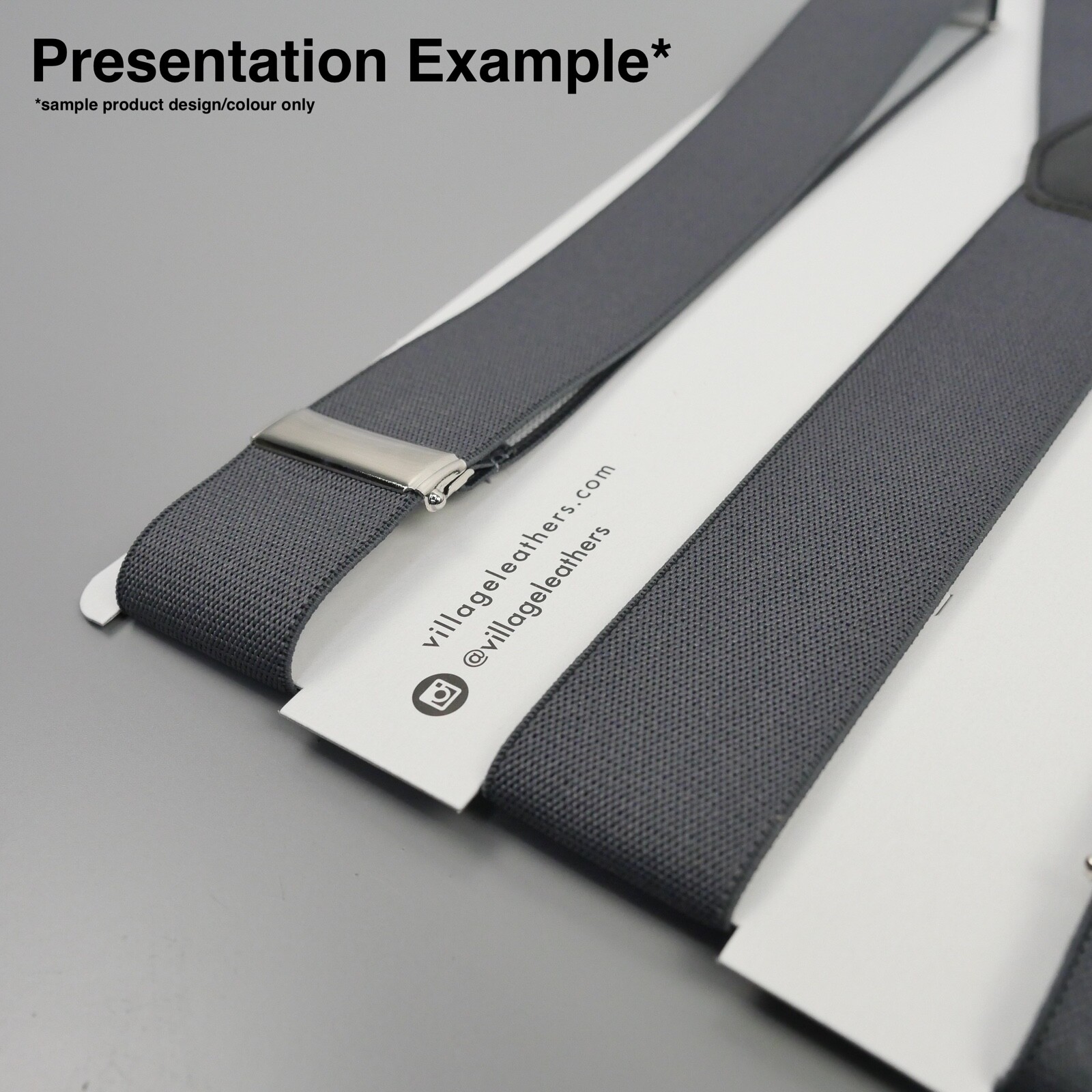 Music Jazz Grey White Clip On Trouser Braces Elastic Suspenders ...