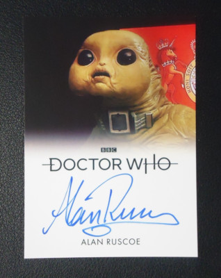 Alan Ruscoe 2018 RITTENHOUSE DOCTOR WHO AUTOGRAPH "Slitheen" | eBay