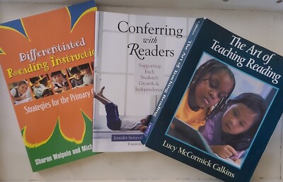 TEACHING READING-3 BOOK LOT~Differentiated Reading, Conferring w ...