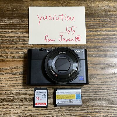 Sony Cyber-shot DSC-RX100 Compact Digital Camera 20.2MP Black Random ...