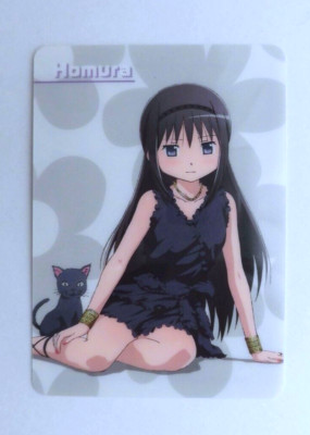 The Puella Magi Madoka Magica Plastic card Homura Akemi | eBay