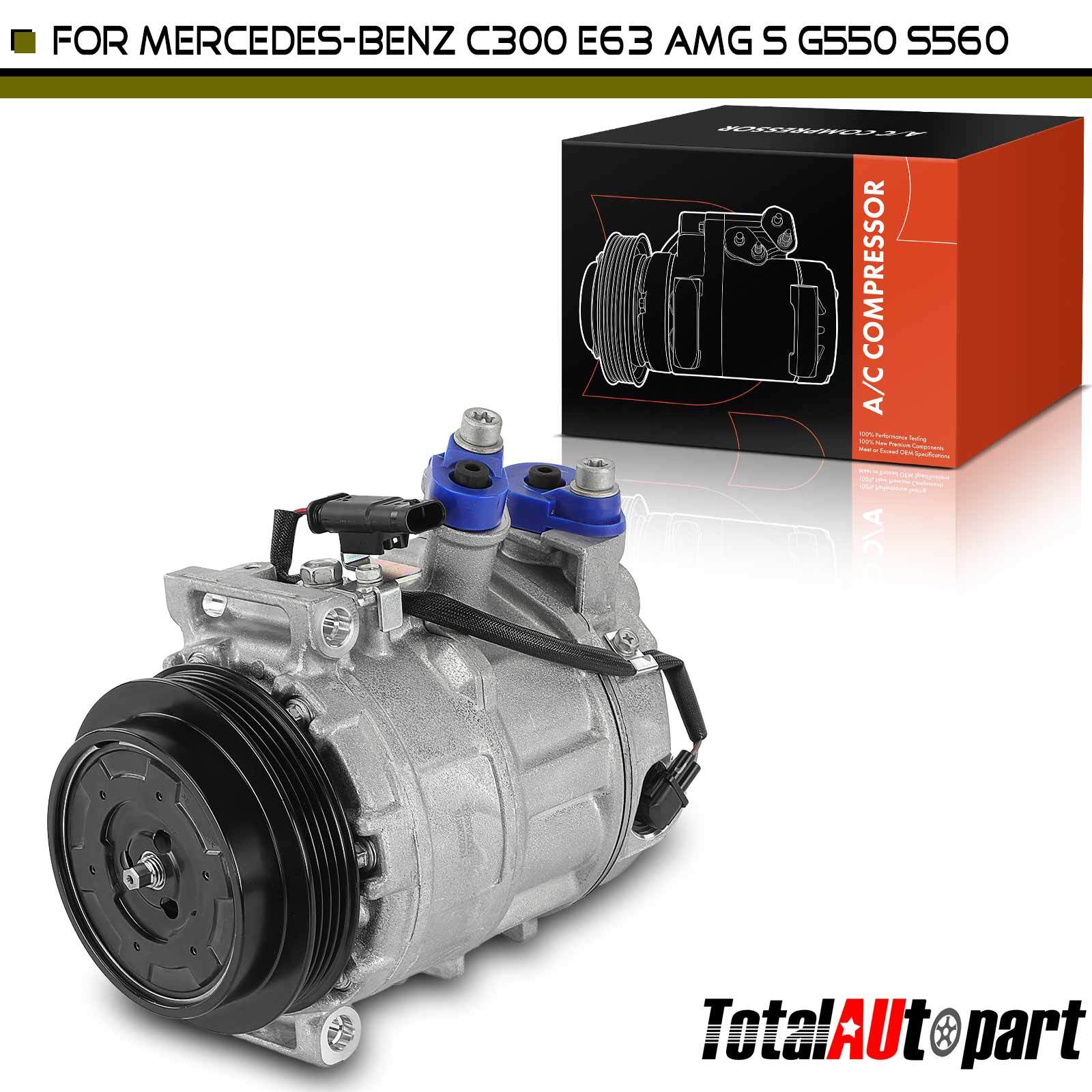New A/C Compressor for Mercedes-Benz C300 C43 AMG GLC63 AMG S560 S63 AMG 7SES17C | eBay