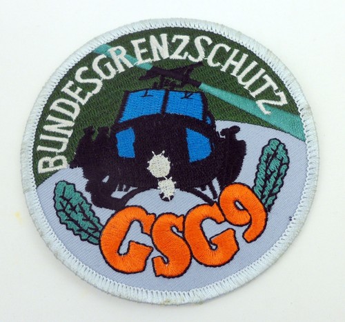 German Special Forces GSG9 Grenzschutz-Gruppe 9 Iron On Patch 3 5/8 ...