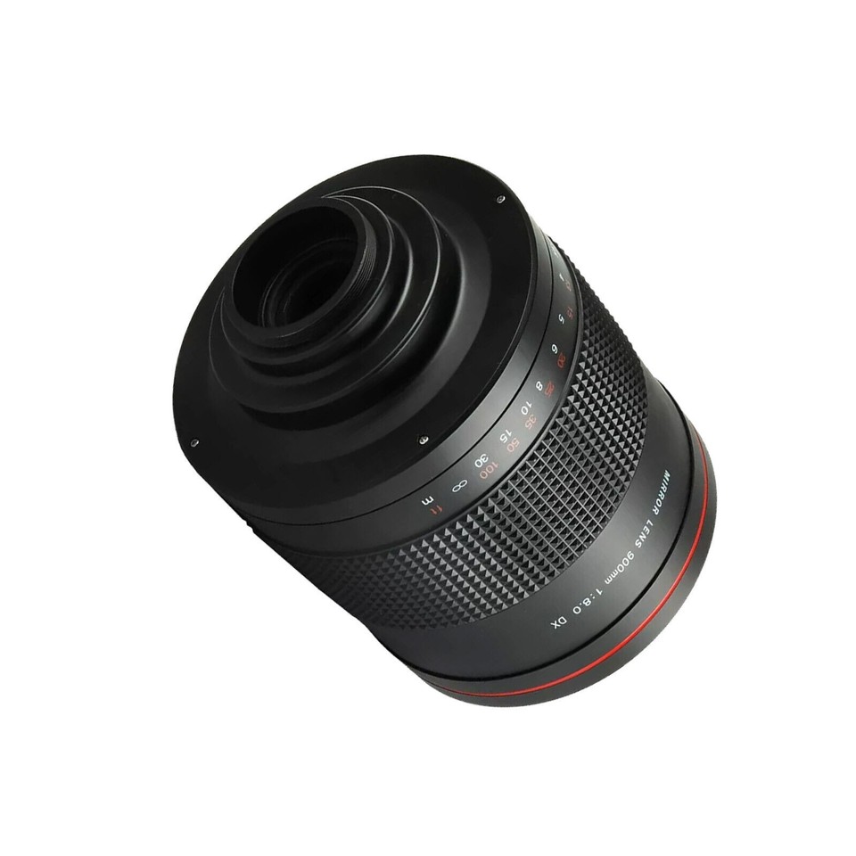 900mm F8.0 Mirror Telephoto Lens for Canon Sony Nikon Olympus M43 E ...