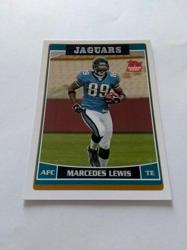 2006 Topps Football Marcedes Lewis Rookie Card #379 Factory Set Break ...