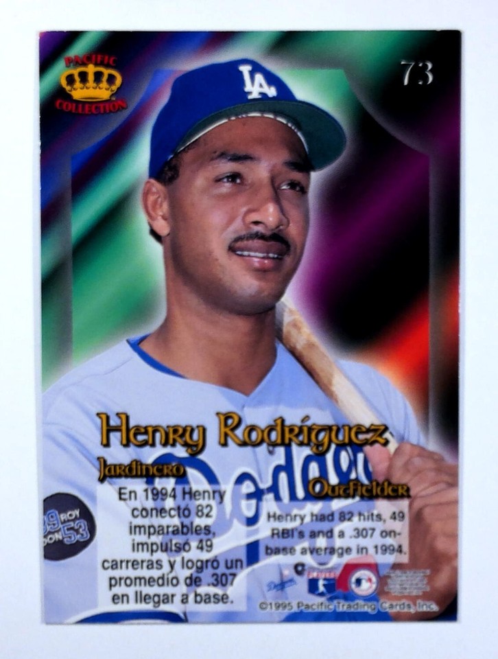 1995 Pacific Prisms #73 Henry Rodriguez | eBay