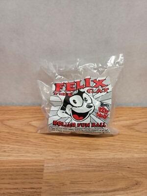 Felix the Cat ROLLER FUN BALL, 1996 Wendy’s Kids Meal Toy NEW! NEVER ...