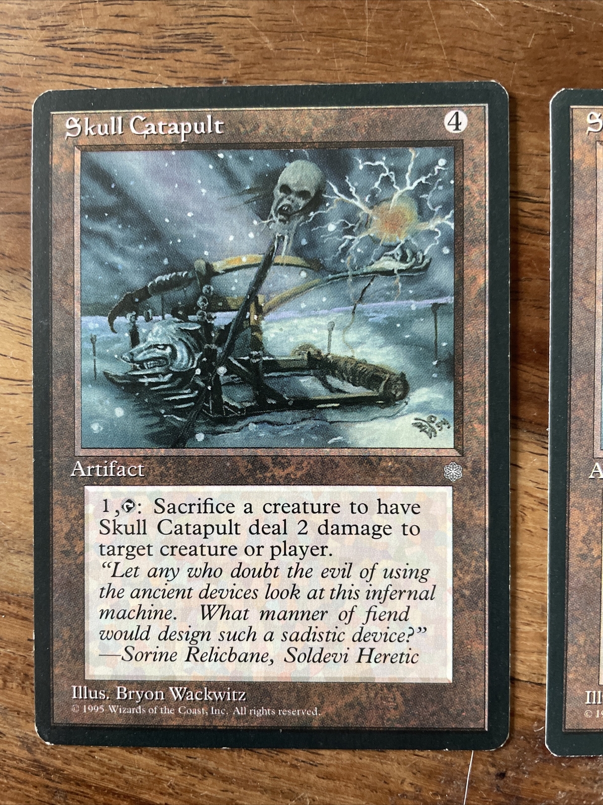 MTG - Skull Catapult X1 - Ice Age - Actual Cards | eBay