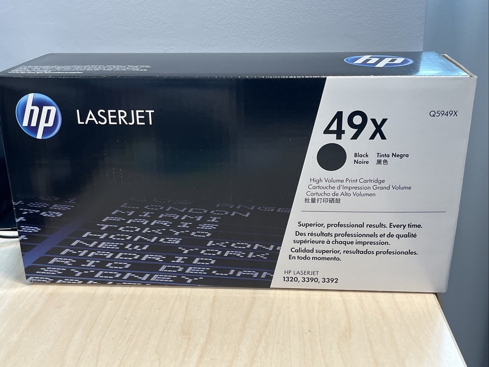 HP 49X (Q5949X) Black Toner Cartridge (2 New Boxes) 829160319568| eBay