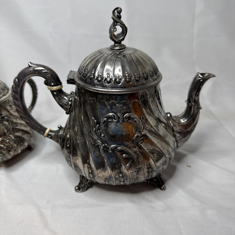 Antique WMF Silverplate Tea Set Art Nouveau Jugendstil Germany c.1900 ...