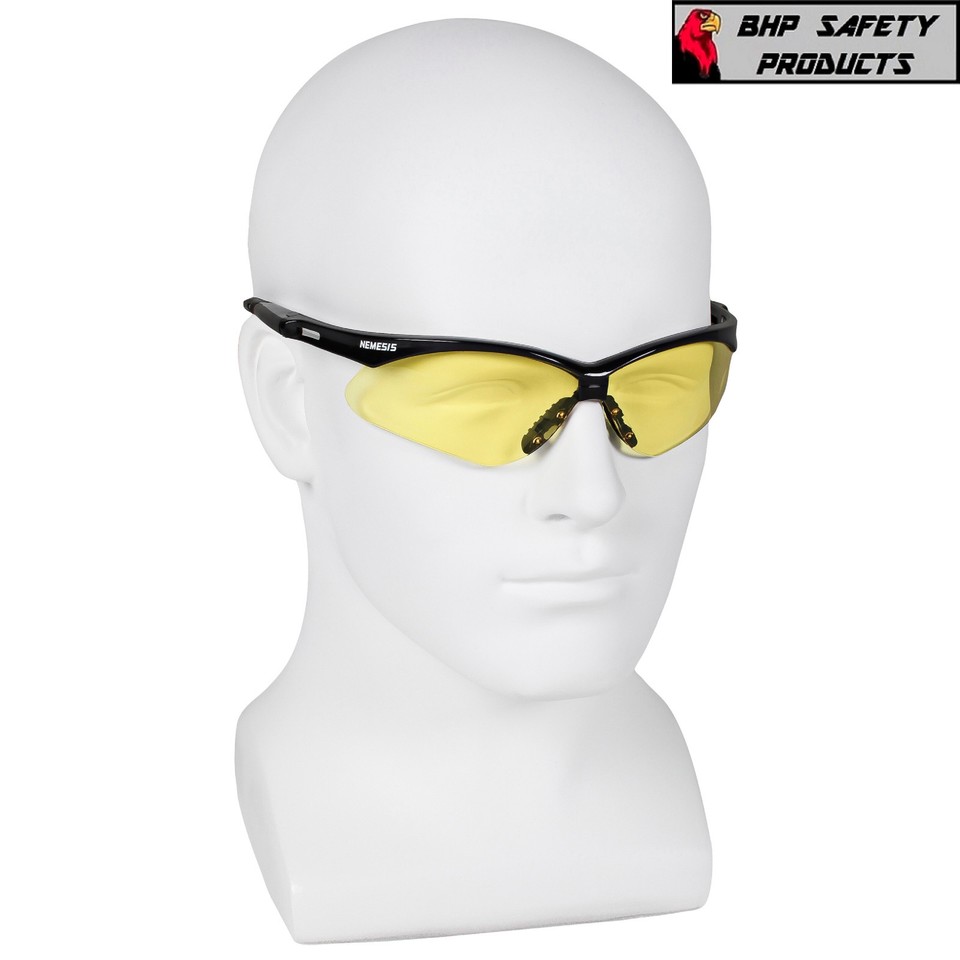 KLEENGUARD NEMESIS SAFETY GLASSES SUNGLASSES SPORT WORK EYEWEAR Z87+ | eBay