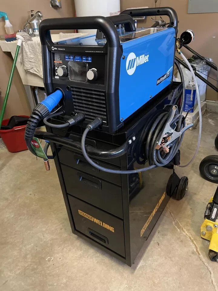 Welding Cart Welder Storage Cabinet 350 LBS Heavy Duty With 360° Swivel ...