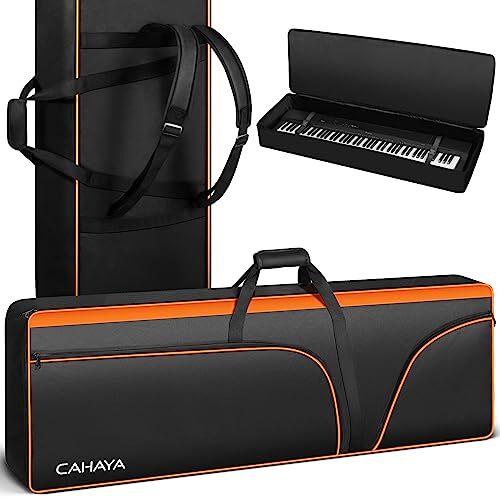 88 Key Keyboard Case Electric Keyboard Piano Gig Bag w/ Handles ...