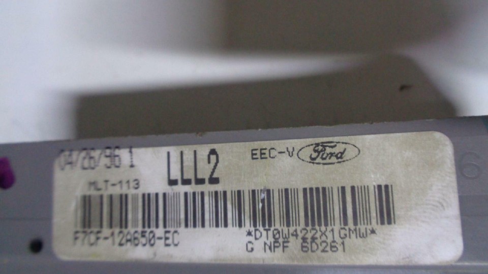 1997 FORD ESCORT ENGINE CONTROL MODULE F7CF-12A650-EC | eBay