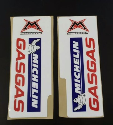 GAS GAS TXT 125 200 250 280 300 FORK PROTECTOR DECALS STICKERS GRAPHICS ...