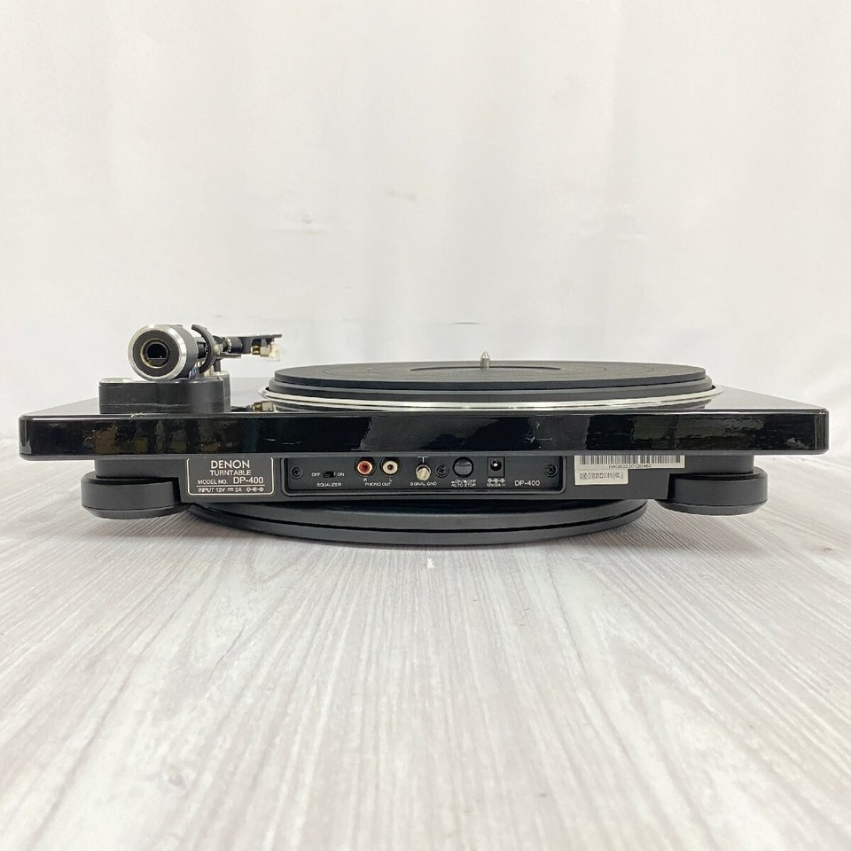 DENON DP-400 Hi Fi Turntable with Speed Auto Sensor Black | eBay