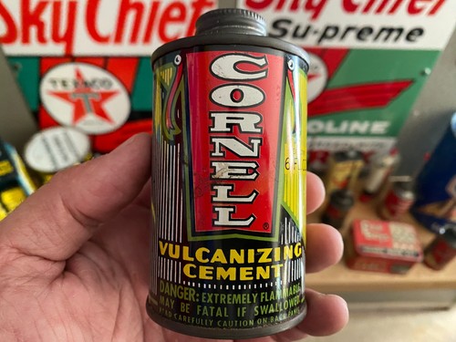 ~VINTAGE~ CORNELL PRE PEP BOYS VULCANIZING CEMENT CAN~ 1930's??? EMPTY ...