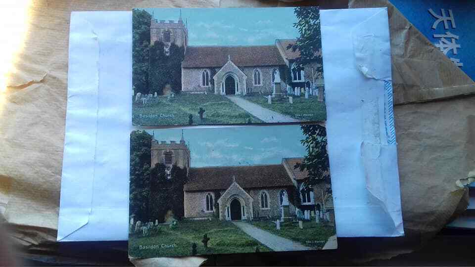 2 antique postcard,1907 & 1908,Blackheath,Preston,Broadelain,Blackburn ...