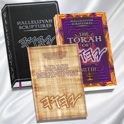 HalleluYah Scriptures Genuine Leather Standard Edition & Extra Books | eBay