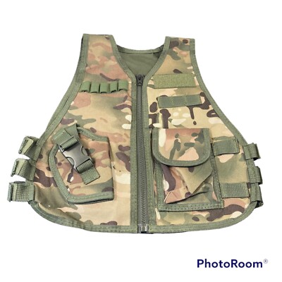 Vest Tactical Hunting Military Fishing Pocket Utility Combat Airsoft GI ...