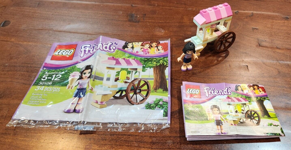 LEGO Friends 30106 (Ice Cream Stand w/ Emma) Polybag Complete | eBay