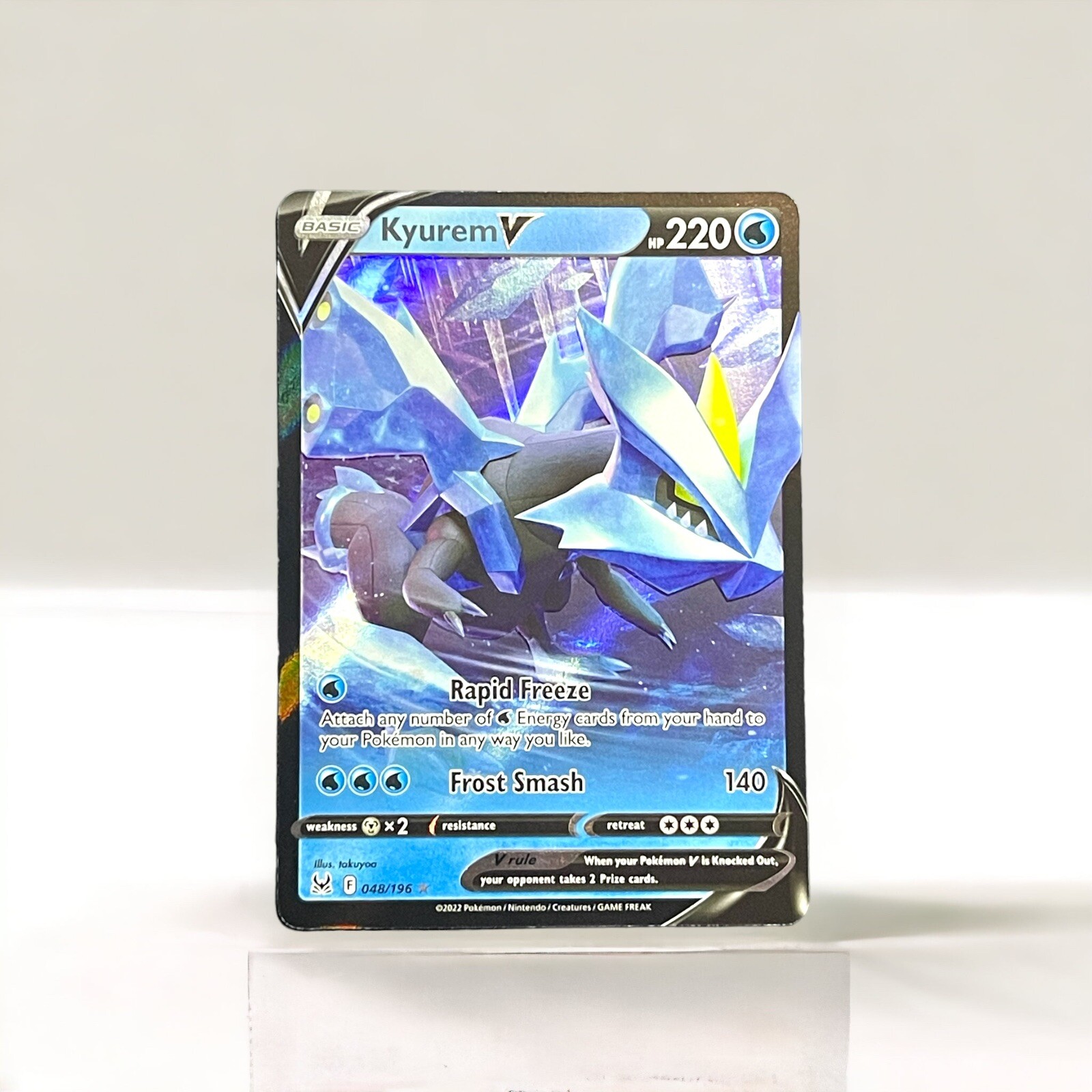 Pokémon TCG Kyurem V Sword & Shield - Lost Origin 048/196 Holo Ultra ...