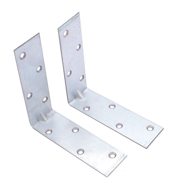 Angle Bracket / Galvanised Steel L Shape Plate Corner Brace Supports ...