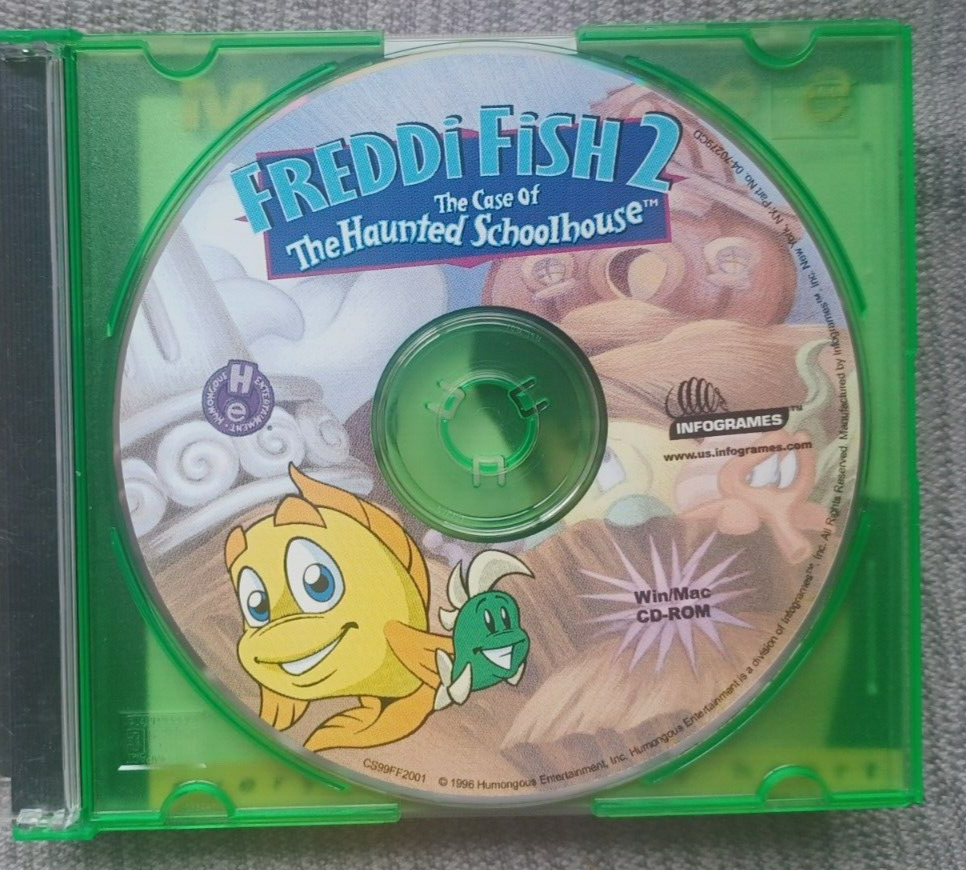 Freddi Fish 2 - Case of the Haunted Schoolhouse (PC CD-Rom, 1996 ...