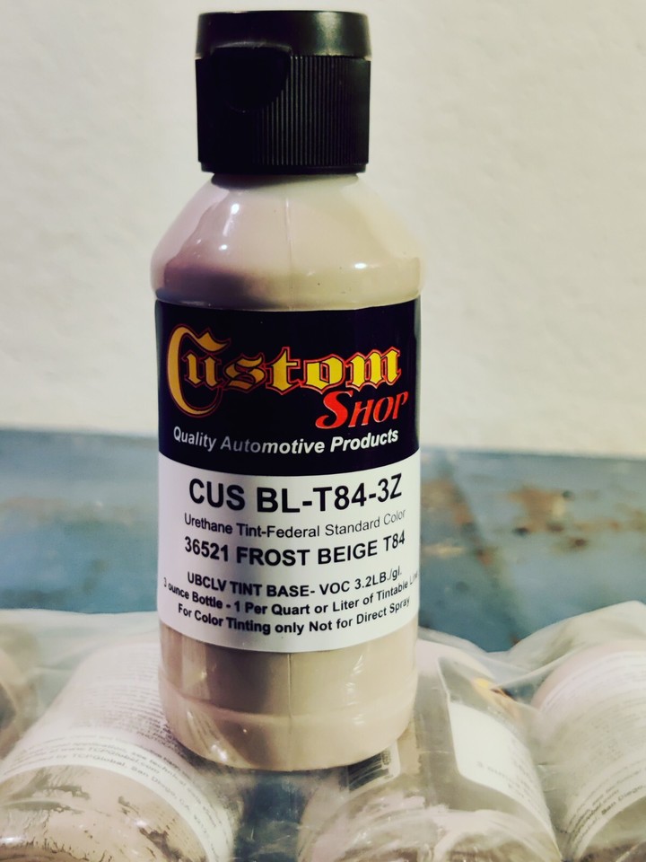 Custom Coat 3oz Frost Beige Urethane Tint Concentrate Truck Bed Epoxy ...