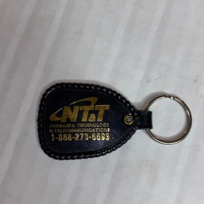 Vintage NT&T Nebraska Technology & Telecommunications Keychain Key Fob ...