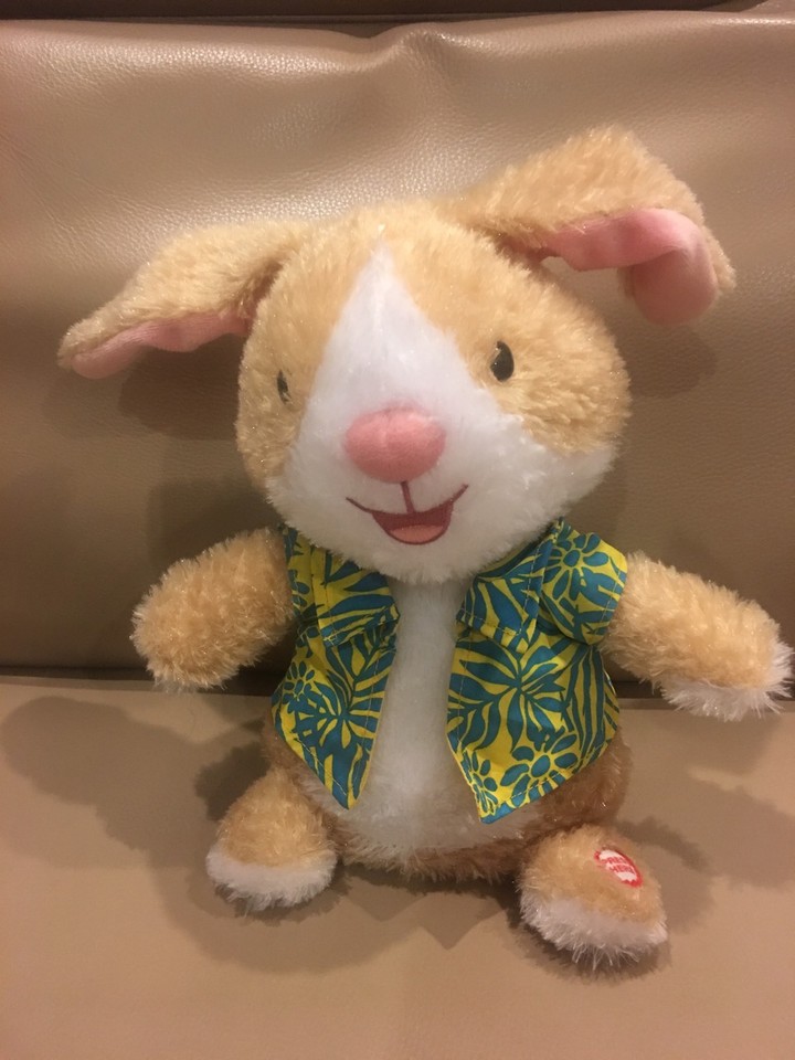 Hallmark 2014 Musical Dancing Bunny MACARENA Parody Easter Techno Plush ...