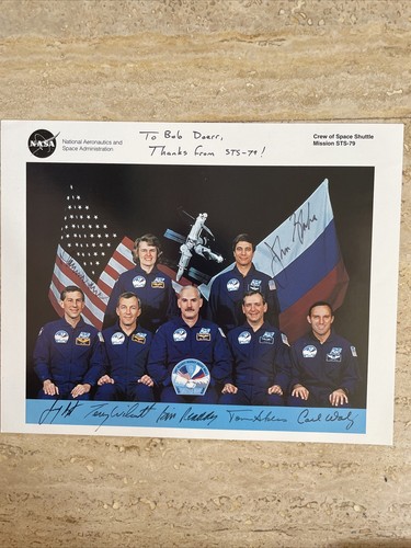 NASA STS-79 Autographed 8X10 Crew Photo | eBay