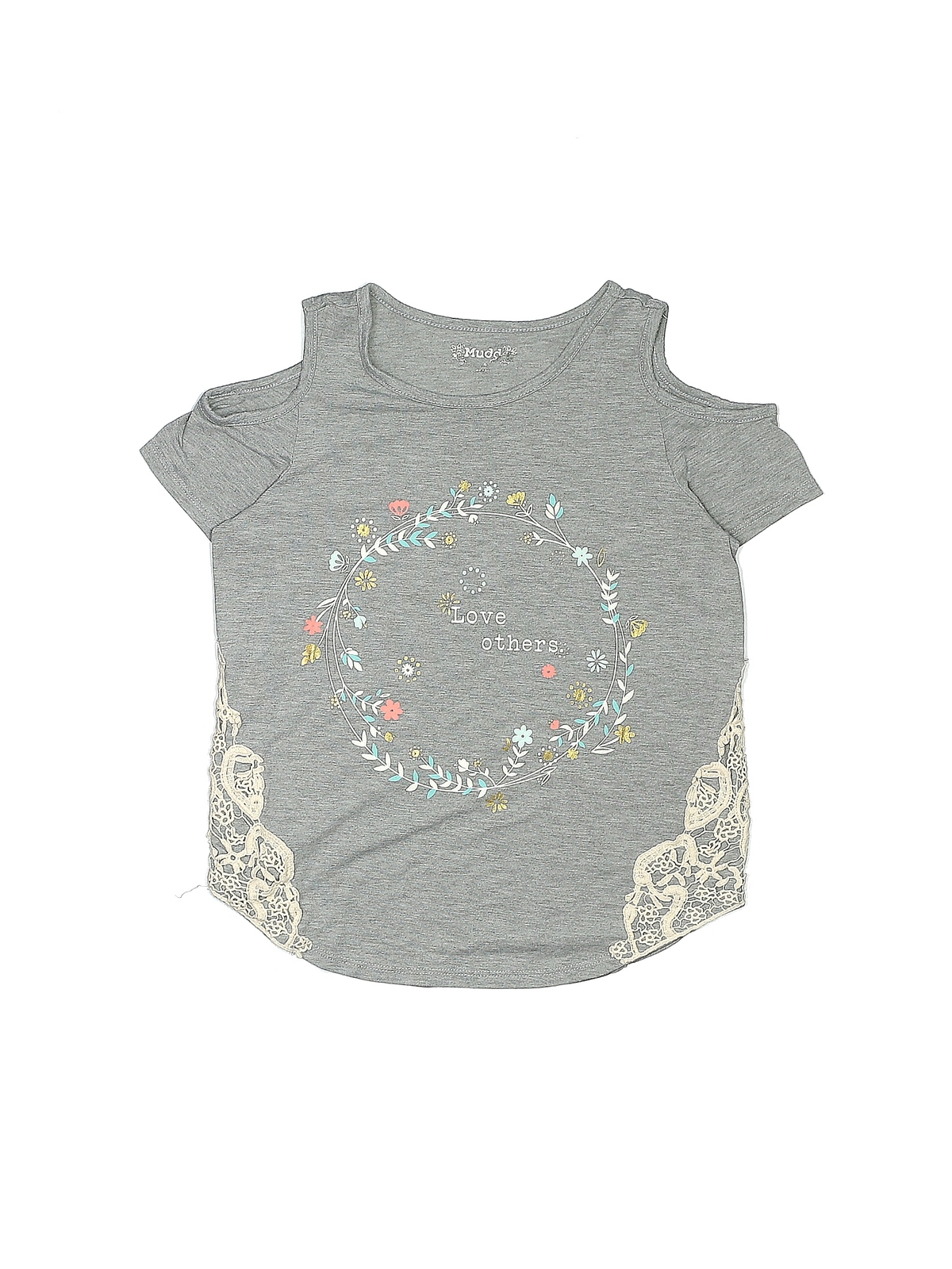 Mudd Girls Gray Short Sleeve T-Shirt 14 | eBay