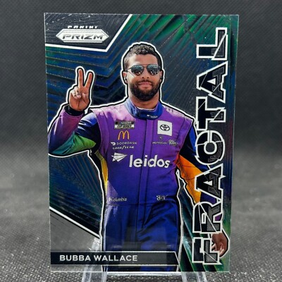 Bubba Wallace 2023 Panini Prizm Racing NASCAR Fractal Insert #F15 | eBay