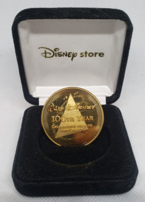 WALT DISNEY Coin 100th Year 2001 The Great Western Mint Bronze ...