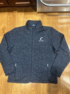 Vantage Men’s Zip Up Fleece Jacket Size XL Blue | eBay