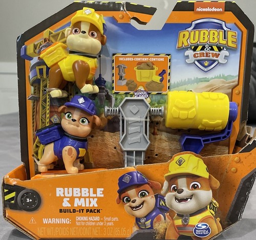 Rubble & Crew, Rubble and Mix Action Figures Set | eBay