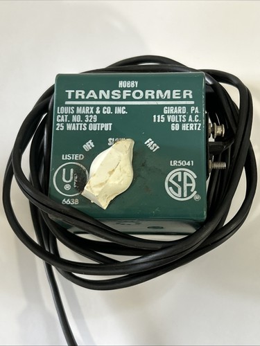 Marx toy train hobby transformer No. 329 Tested | eBay