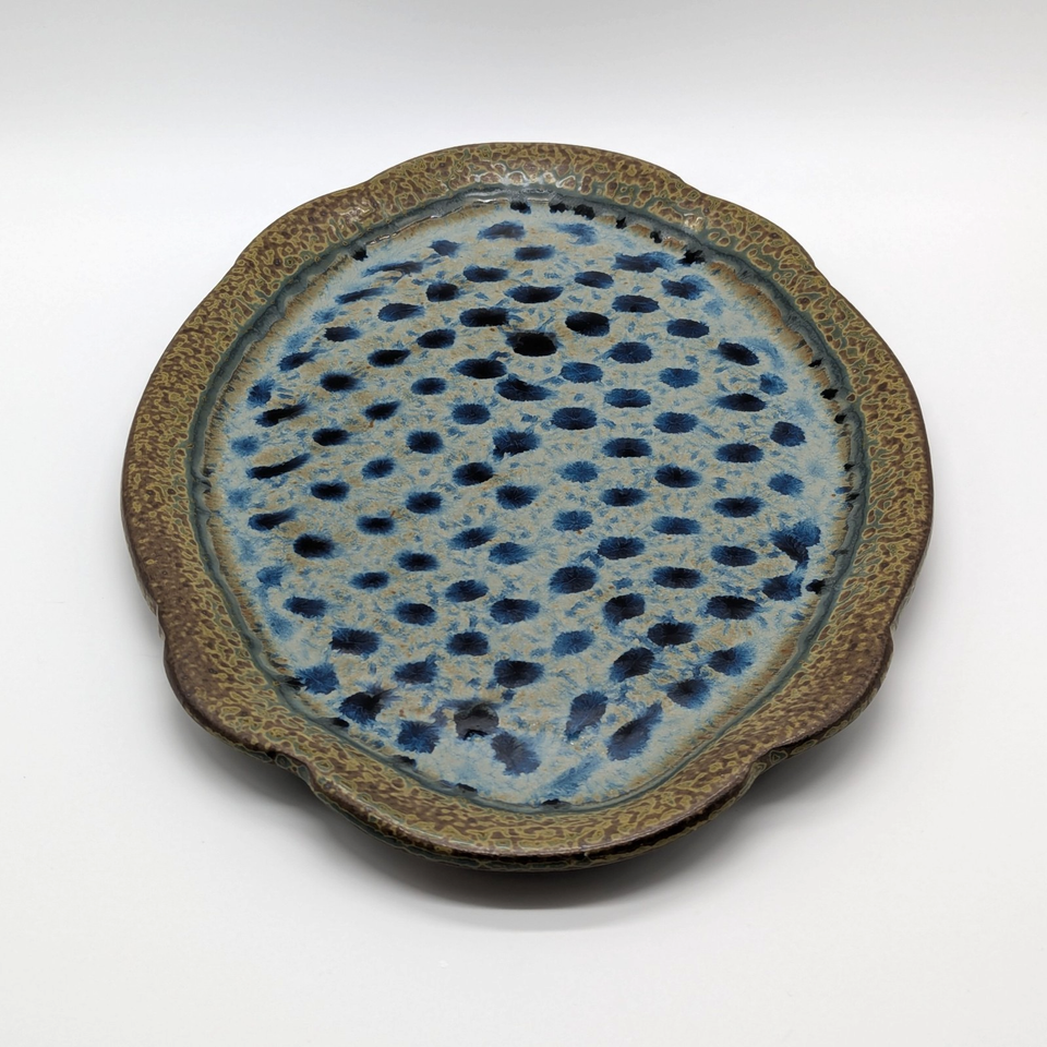 Paul Ray Pottery Seagrove NC Signed Serving Platter Tray 14x10 Rare ...