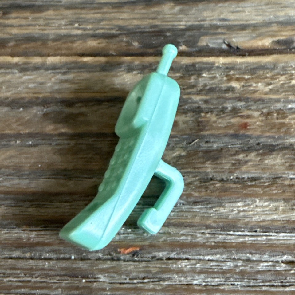 Barbie Doll Ice Blue Green Cell Phone Accessory Dollhouse Antenna ...