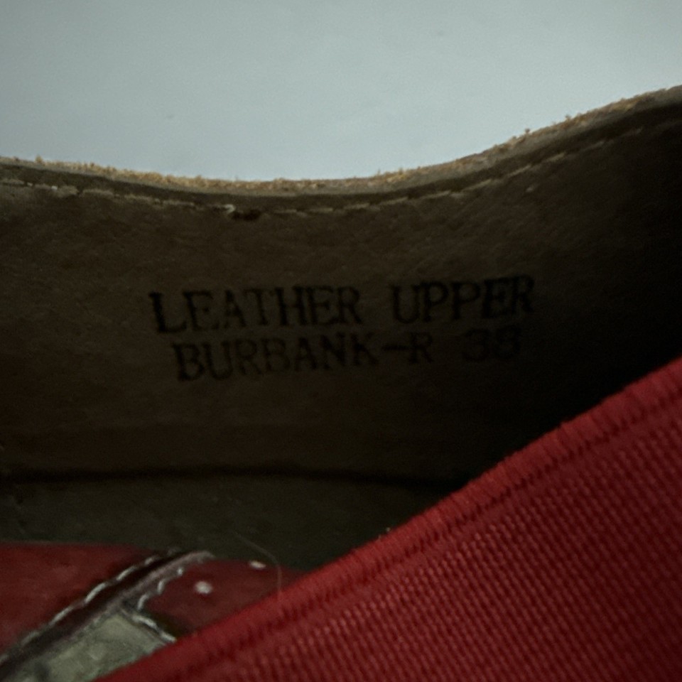 L'ARTISTE Spring Step Women’s Clog Shoe Sz 7.5 EU 38 Red Leather ...