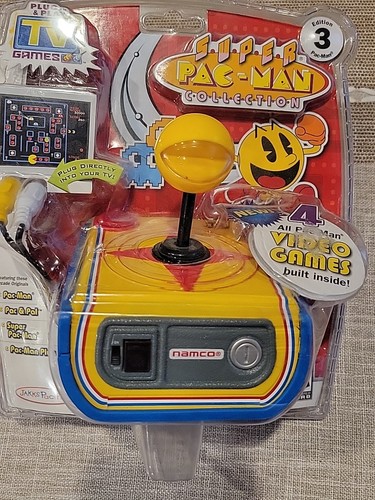 Namco Super Pac-Man Plug N Play 4-in-1 2006 Portable Video Game System ...