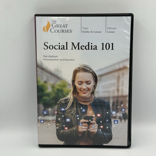 SOCIAL MEDIA 101 [Great Courses #40070] Pei Ketron (3 DVD Set, 2021 ...