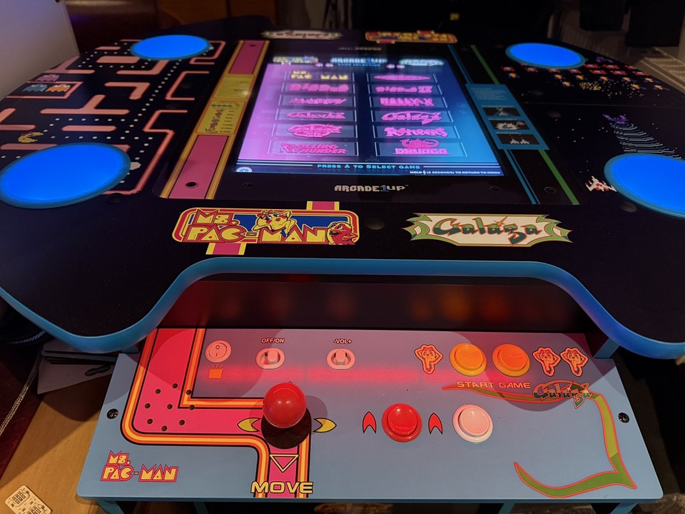 Arcade1Up Ms Pac-Man / Galaga Pub Table 12 Arcade Games - GREAT USED ...