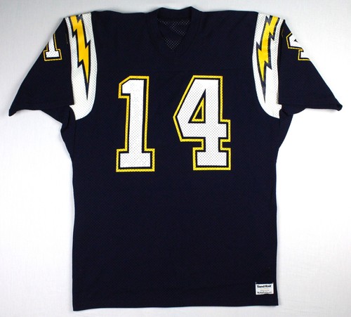 Dan Fouts San Diego Chargers Vintage 80s MacGregor Sand-Knit NFL Jersey ...