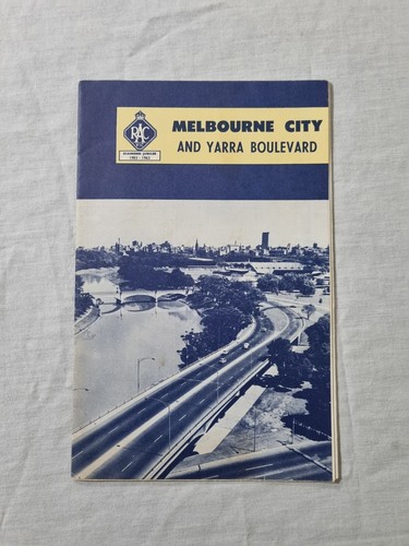 Vintage BP ~ RAC Victoria Melbourne City & Yarra Boulevard Street Map ...