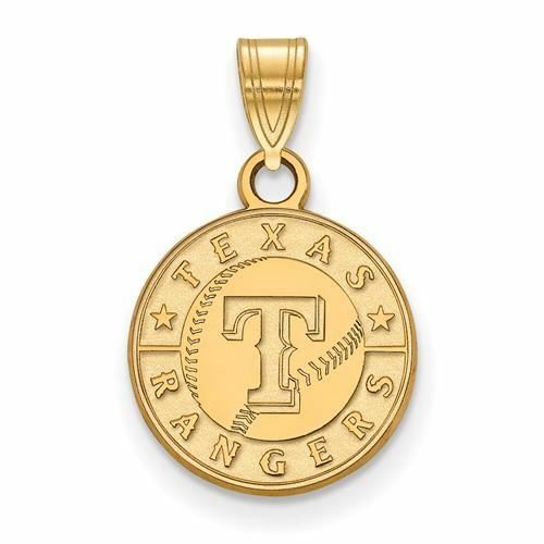 SS Gold-plated MLB Texas Rangers Letter T Baseball Small Pendant | eBay