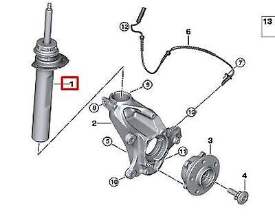 Genuine BMW X1 F48 Right Front Strut Shock Absorber 31306886752 for ...