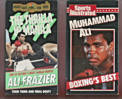 Two (2) Muhammad Ali VHS Tapes - The Thrilla in Manilla & SI's Boxing's ...